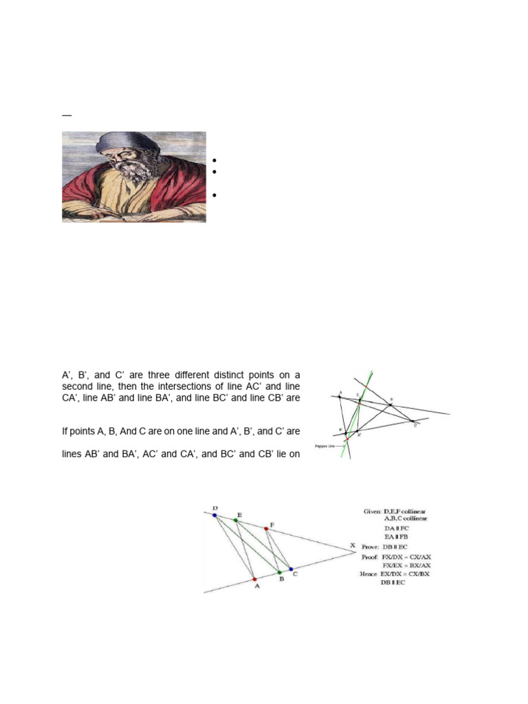 Finite Geometries of Pappus and Desargues (Jolina Rodulfo) | PDF | Line ...