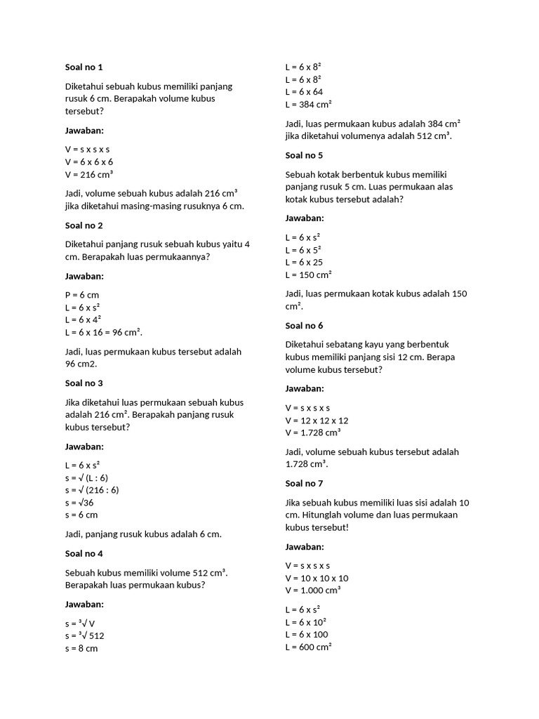 Soal MATEMATIKA | PDF