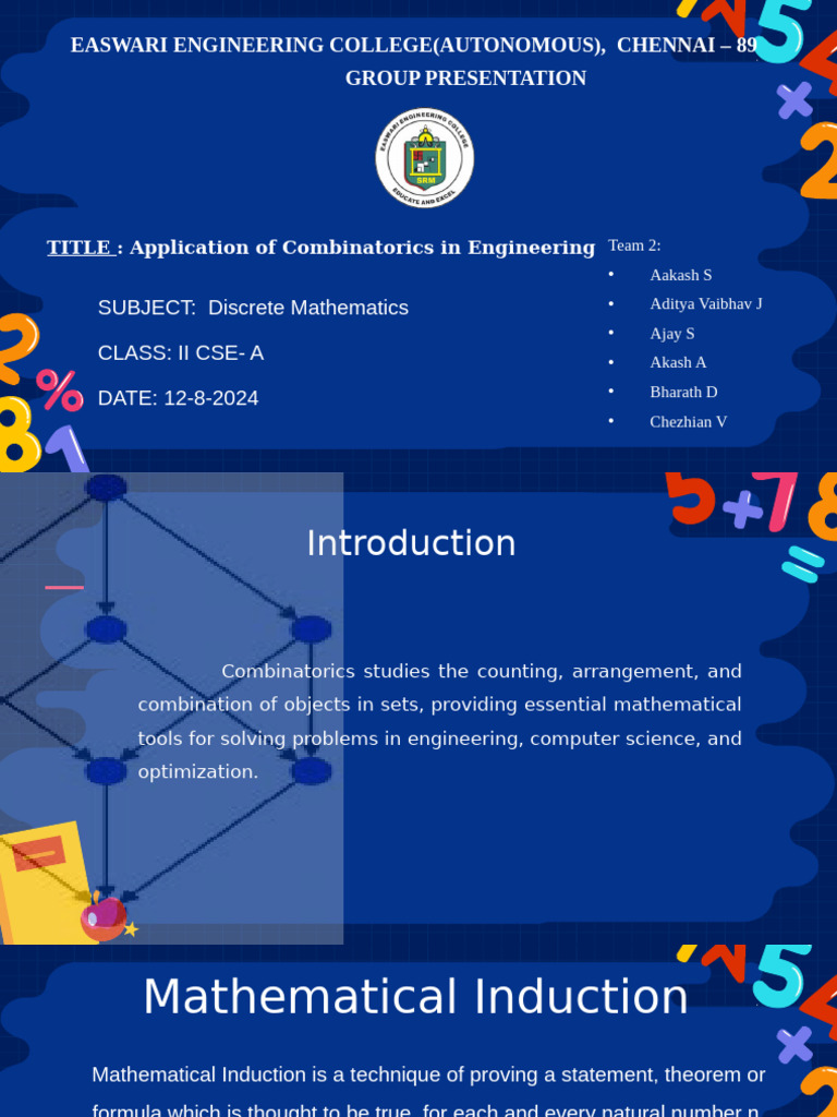 Applications of Combinotrics | PDF | Permutation | Discrete Mathematics