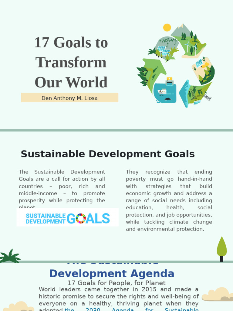 Sustainable Development Goals | PDF | Sustainability | Sustainable ...