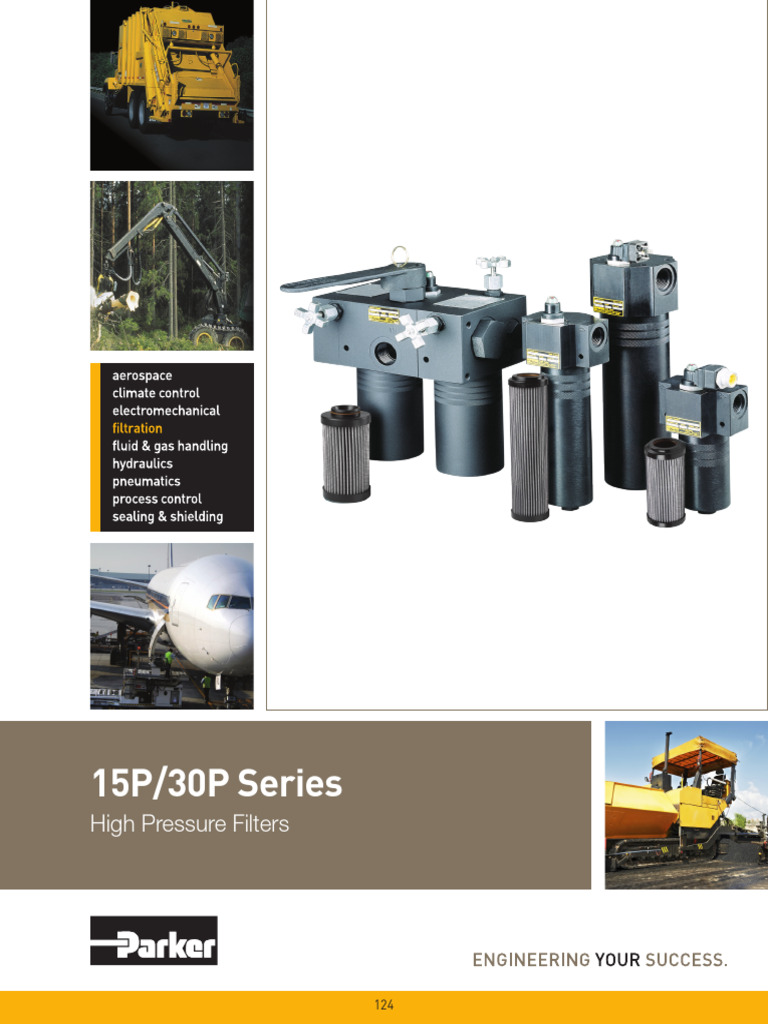 15P/30P Hydraulic Filter Elements | PDF | Mechanical Engineering