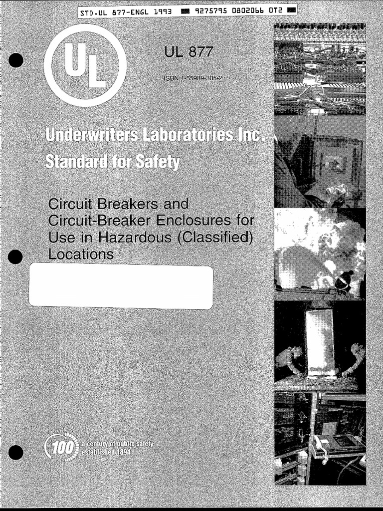 UL 877 (1993) | PDF | Screw | Engineering Tolerance