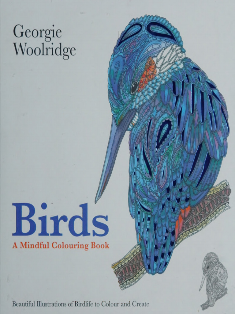 Birds - A Mindful Colouring Book | PDF | Ornithology | Holarctic Birds
