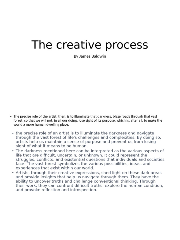 The Creative Process | PDF