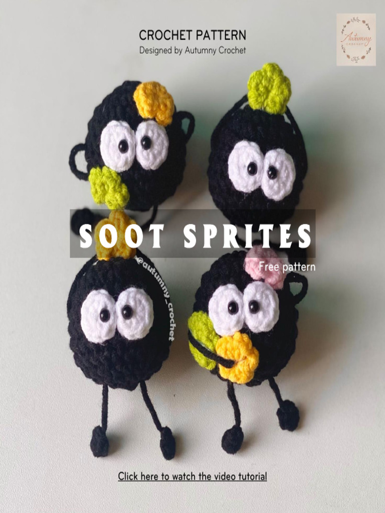 SootSprite CrochetPatternbyAutumnyCrochet | PDF | Crochet | Textiles