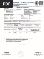 Calibration Certificate Template | PDF