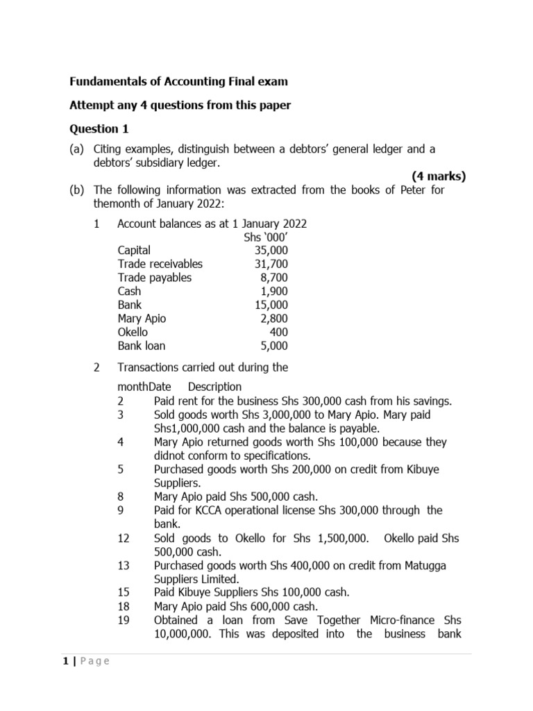 Fundamentals of Accounting | PDF | Banks | Cheque