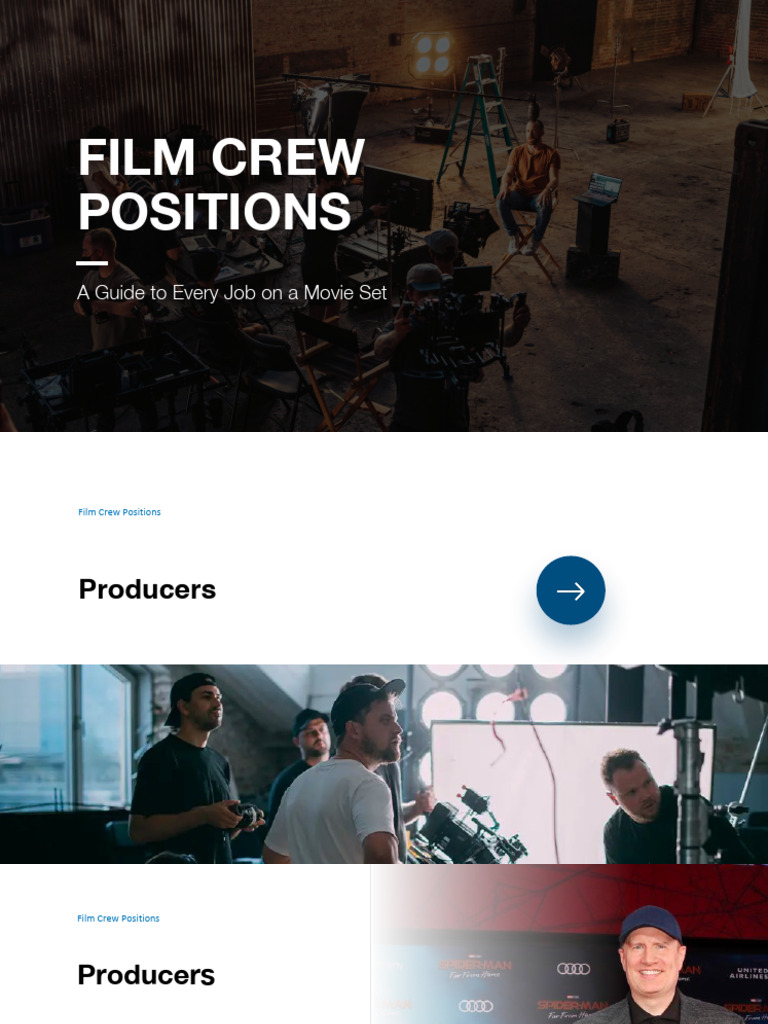 Film Crew Positions | PDF | Filmmaking | Camera