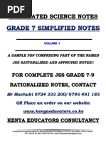 Kenyan Secondary School Grading System | PDF