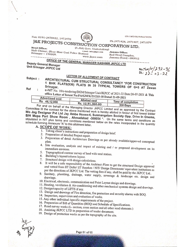 JK Zewan Flat Srinagar | PDF
