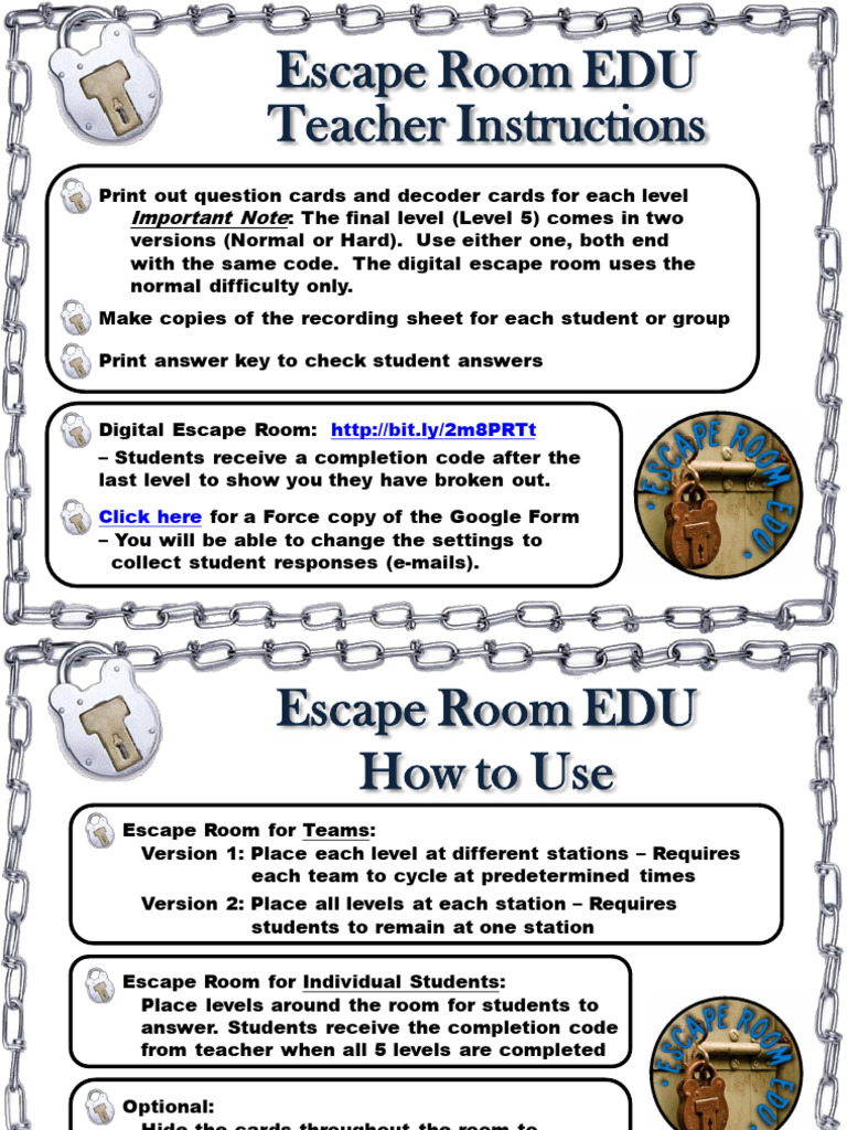 04 Mitosis Meiosis Activity - Biology Escape Room Cell Cycle Unit ...