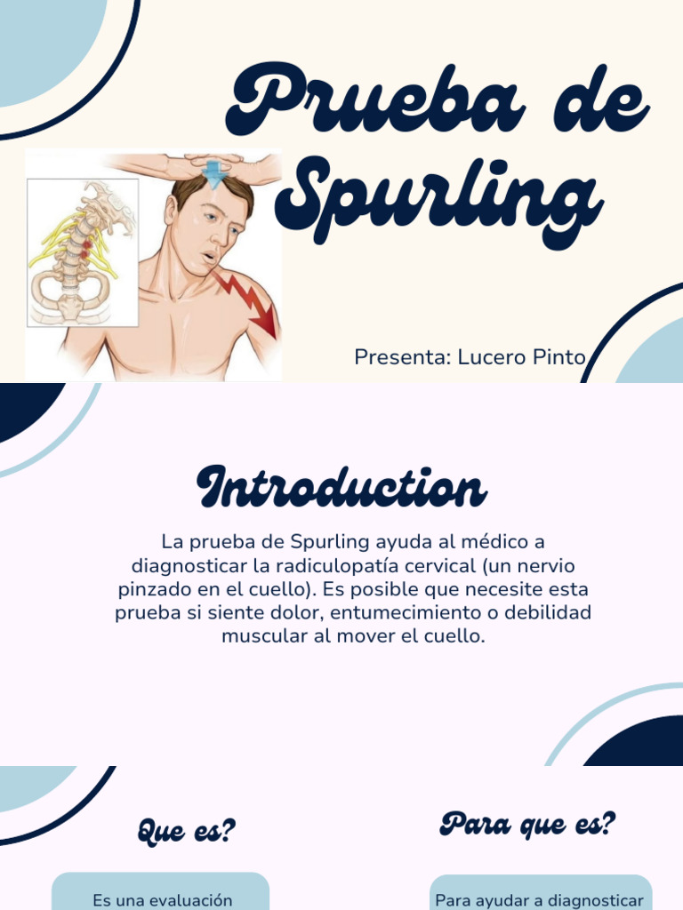 SPURLING | PDF | Enfermedades y trastornos humanos | Medicina
