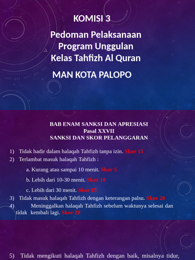 Bab 6 & 7 Panduan Kelas Tahfizh | PDF