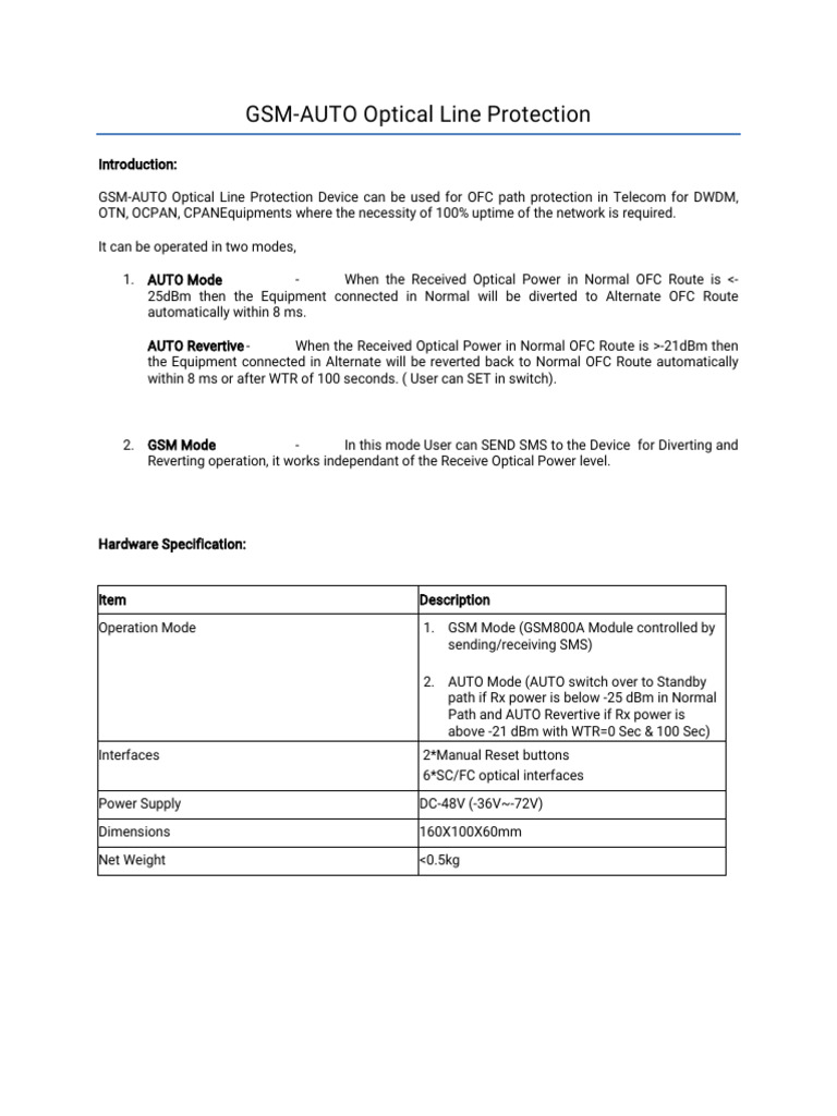 GSM-AUTO OLP User Guide | PDF