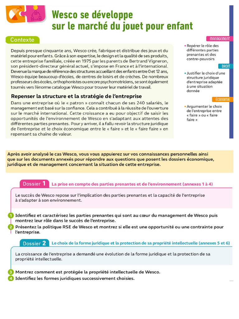Revision CEJM 1 Cas Wesco | PDF