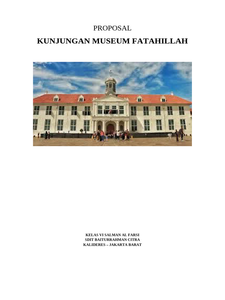 Contoh Proposal Kunjungan | PDF