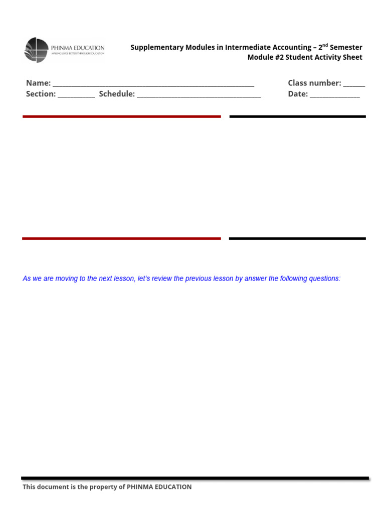 Intermediate Accounting: Notes to FS Module | PDF | Accounting | Business