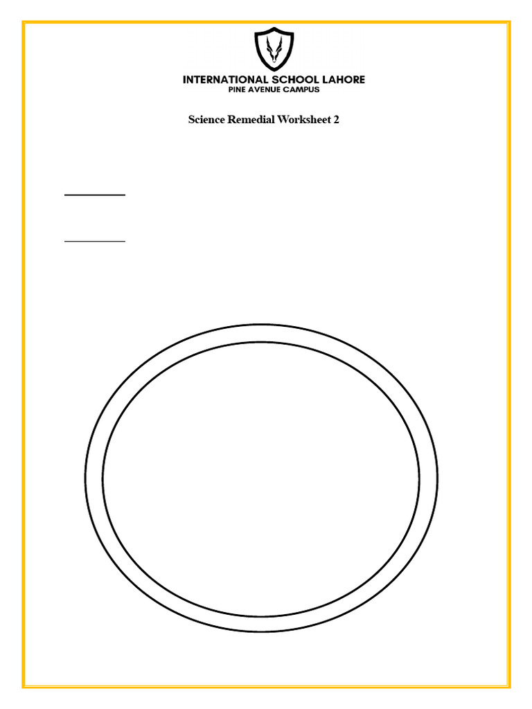 Science Worksheet for Students | PDF