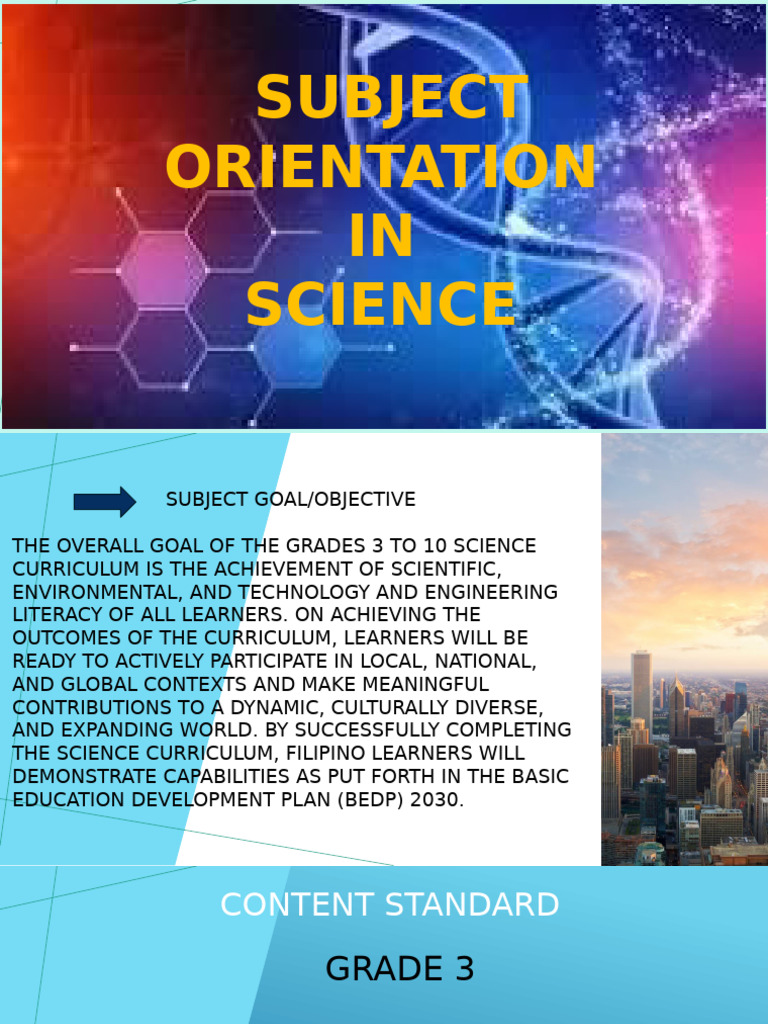 Subject Orientation | PDF | Force | Science