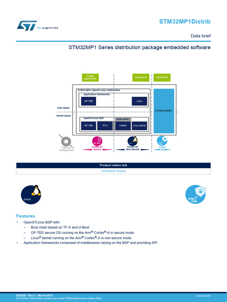 STM 32 MP 1 Distrib | PDF | Linux | Kernel (Operating System)