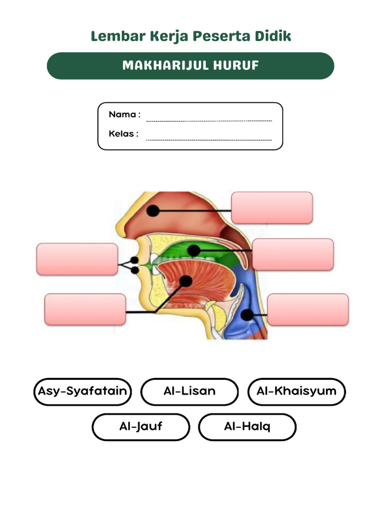 LKPD Makharijal Huruf | PDF