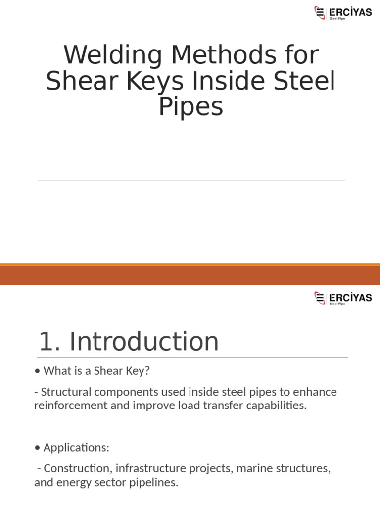 Shear Key Welding Methods | PDF