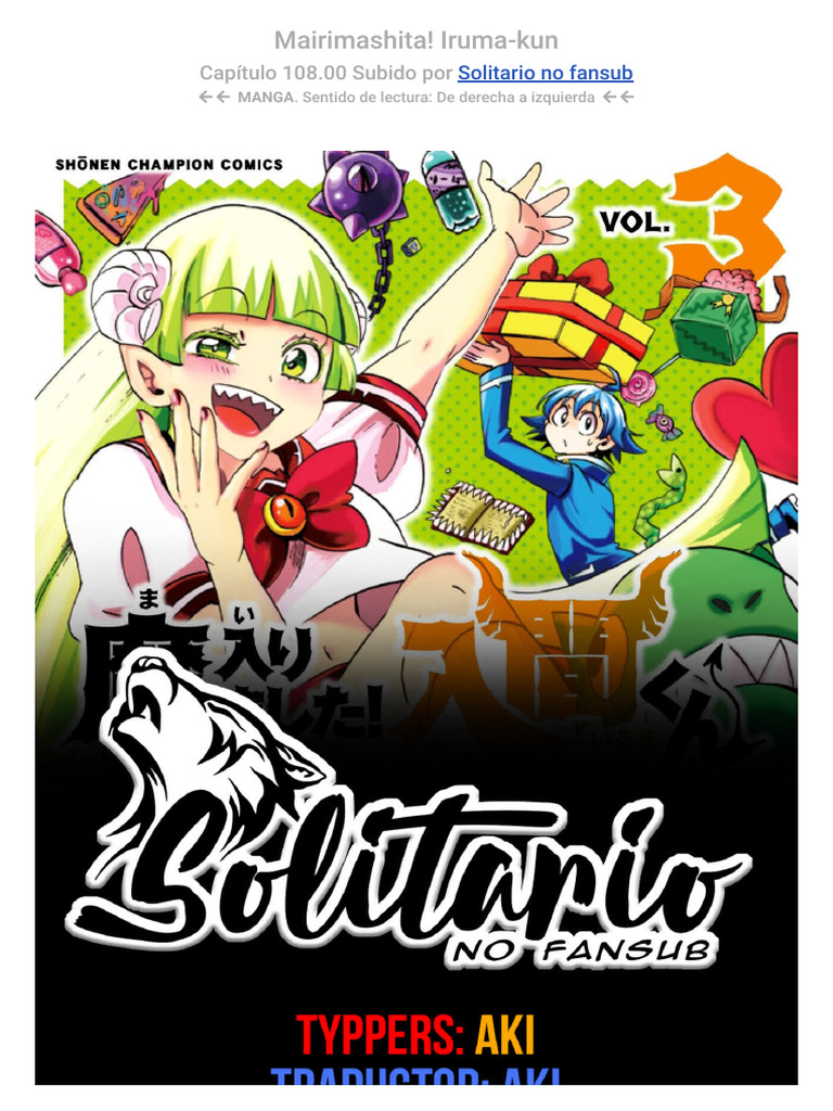 Capítulos 108 a 115 de Iruma-kun | PDF