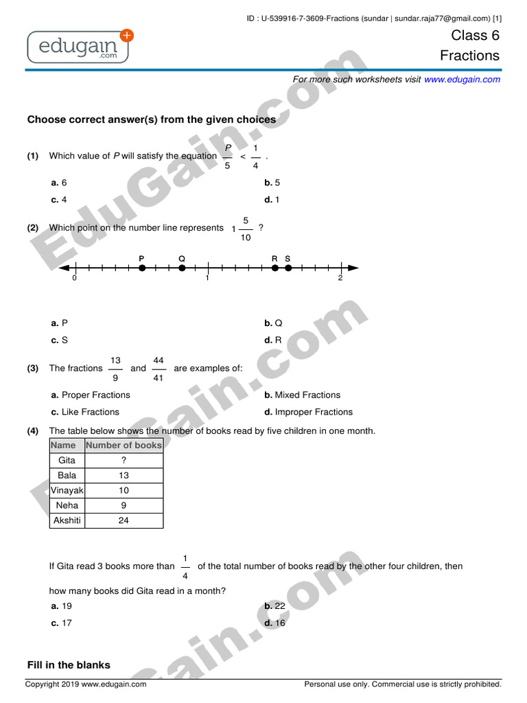 Grade6-539916-7-3609 | PDF | Mathematical Objects | Mathematics