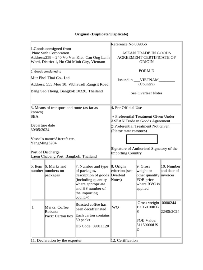 CO FORM D hoàn chỉnh | PDF