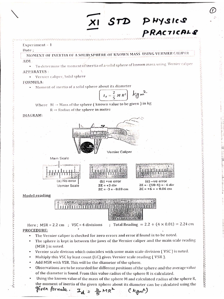 11th Practical Material | PDF