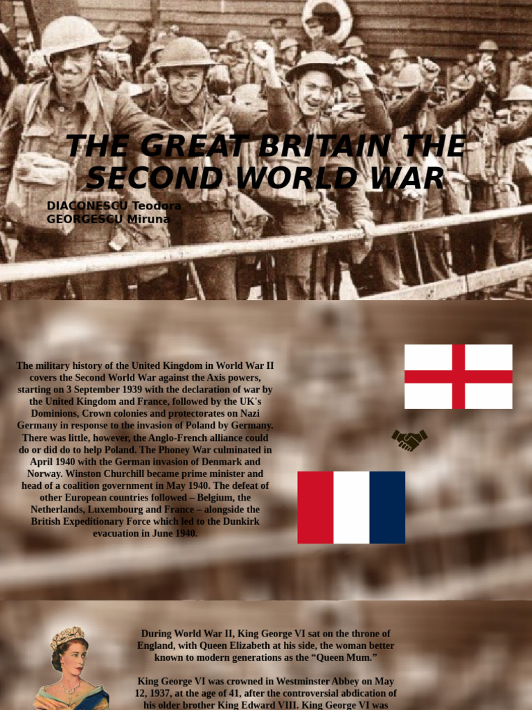 The Great Britain The Second World War | PDF | Elizabeth Ii | Queen ...