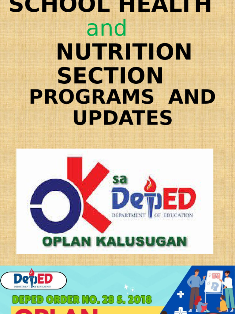 EDITED Overview-on-Oplan-Kalusugan-sa-DepEd 2025 | PDF | Wash | Sanitation