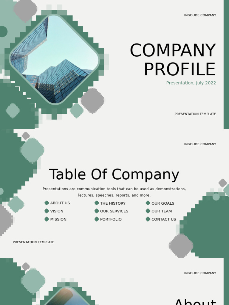 Ingoude Company Profile Template | PDF