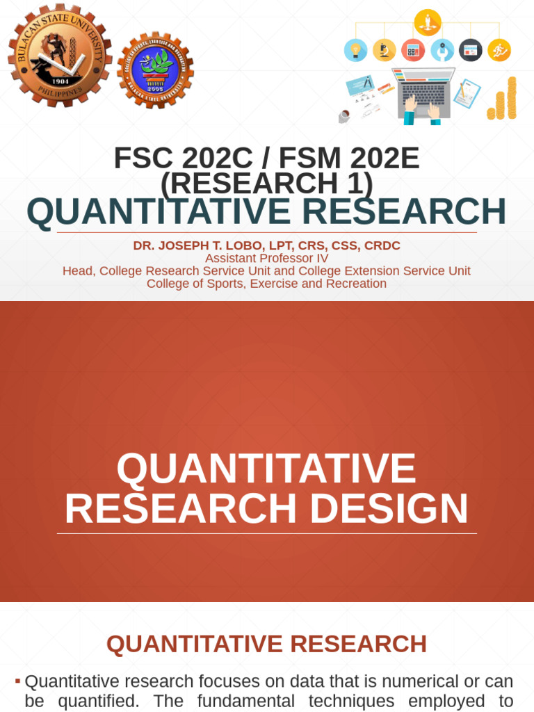 03 - Quantitative Research Design | PDF | Survey Methodology ...