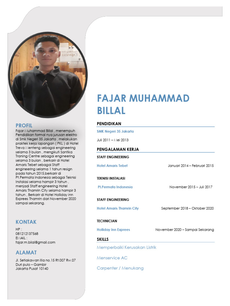 Cv.Fajar | PDF