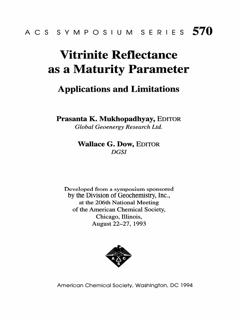 Vitrinite Reflectance: Maturity Insights | PDF | Copyright | Copyright ...