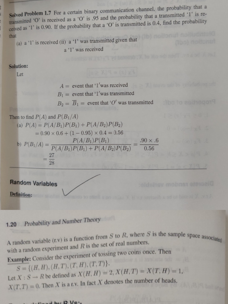 Probability and Random Variables Analysis | PDF | Statistical Models ...