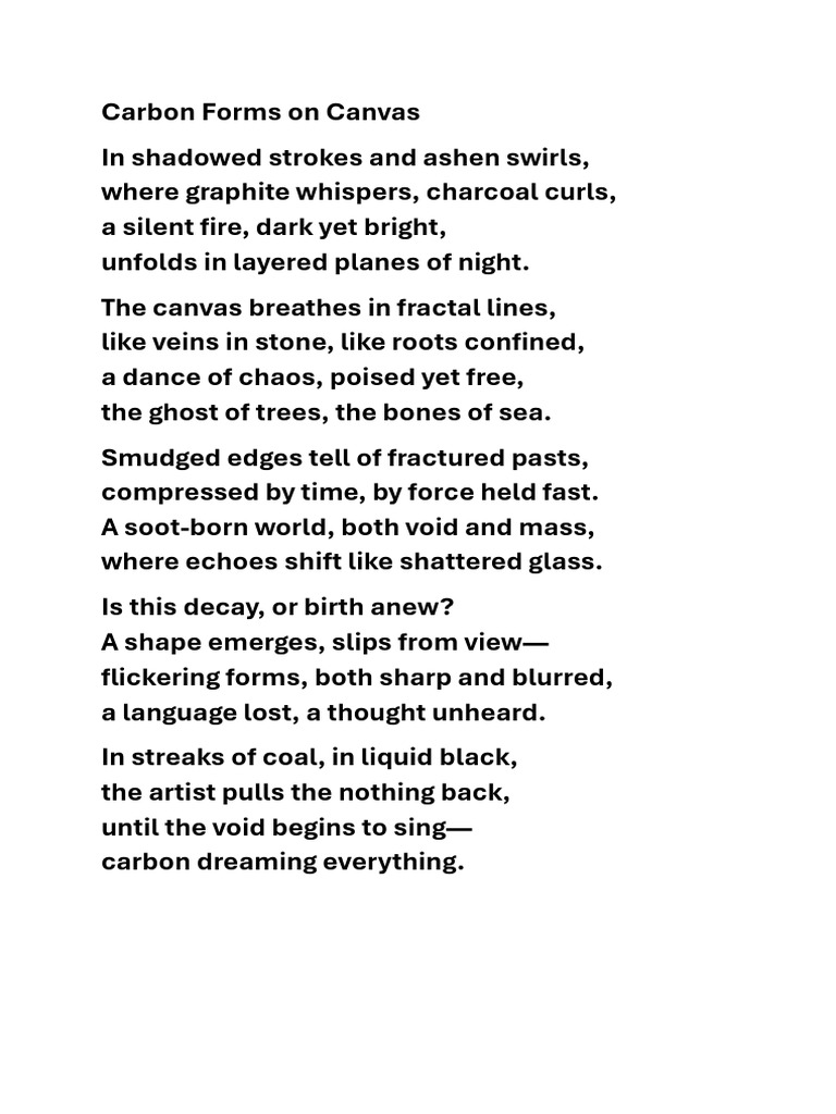 Carbon Forms on Canvas | PDF