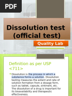 Dissolution Specifications: IP, BP, USP | PDF | Tablet (Pharmacy ...