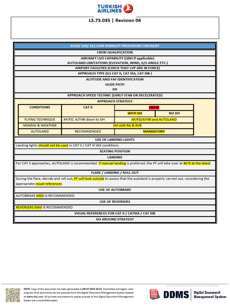 Low Visibilty Procedures Guide | PDF | Aviation | Transport