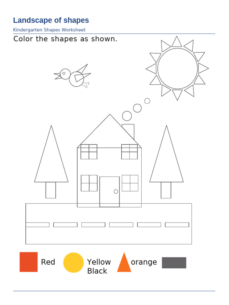 Find Color Shapes F | PDF