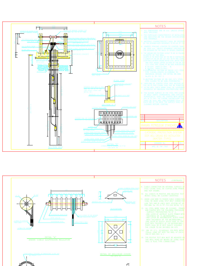 نقشه-تاسیسات-سرچاهی | PDF | Pipe (Fluid Conveyance) | Electrical Connector
