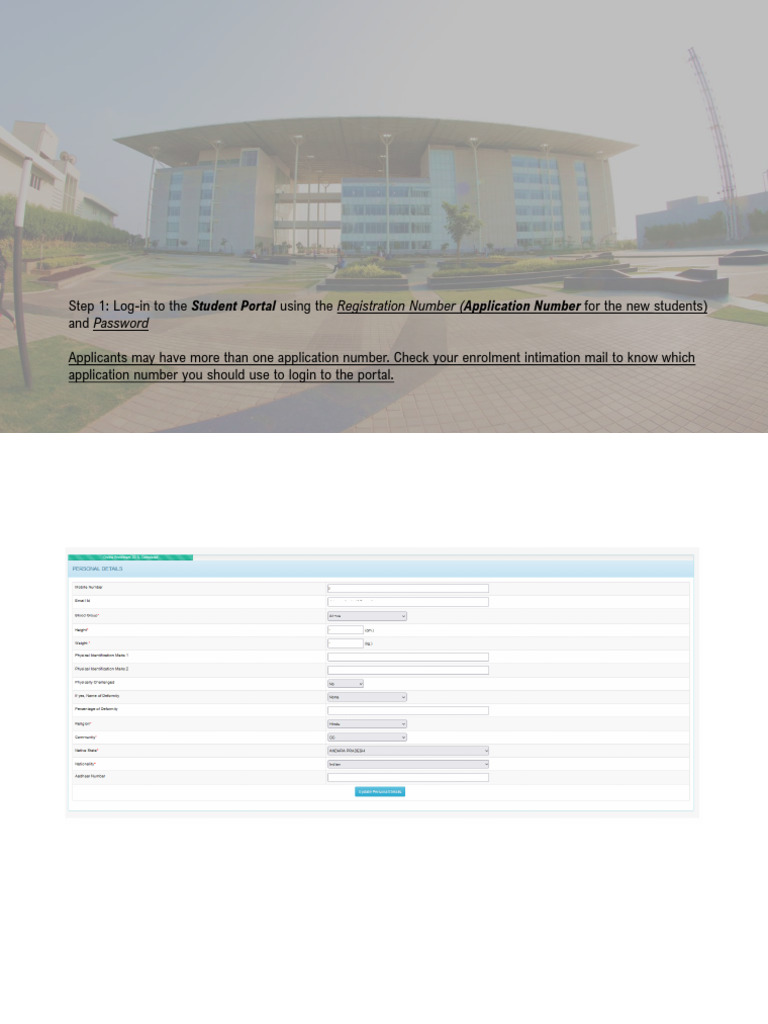 Help Guide For SRMAP Enrolment 2022-23 IR | PDF