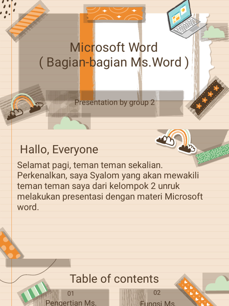 Presentasi Ms. Word | PDF