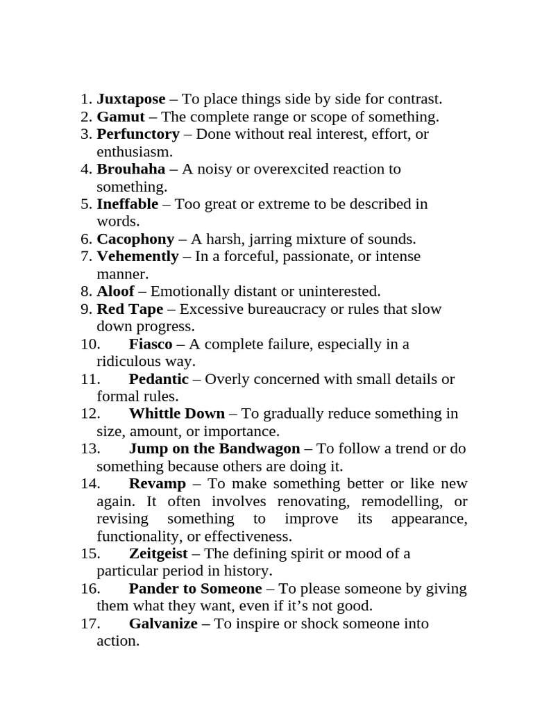 Jumbled up words | PDF