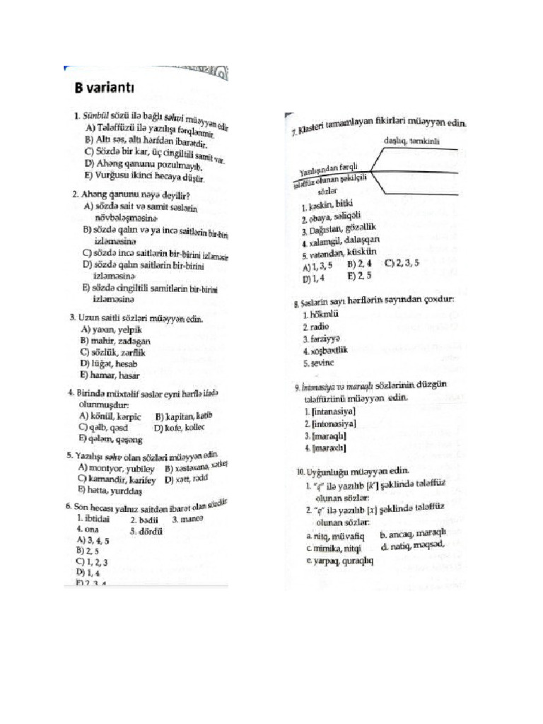 7 Oktyabr 5-Ci Sinif Ev T. | PDF