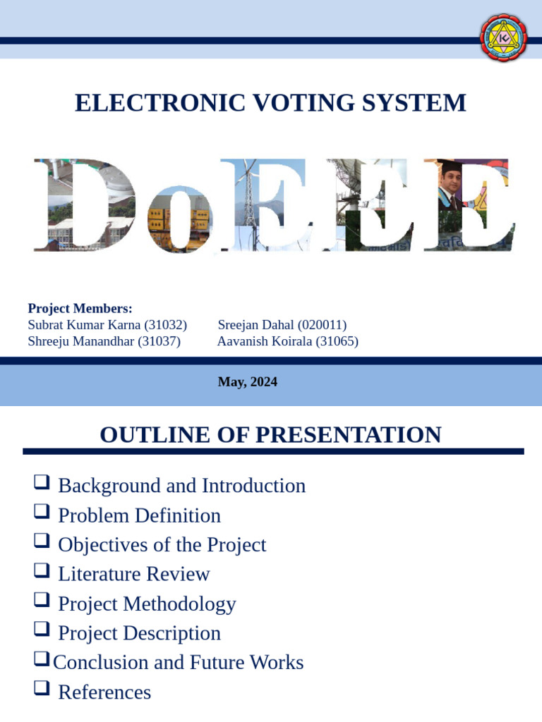 Electronic Voting System MId-Term | PDF | Electronic Voting | Authentication