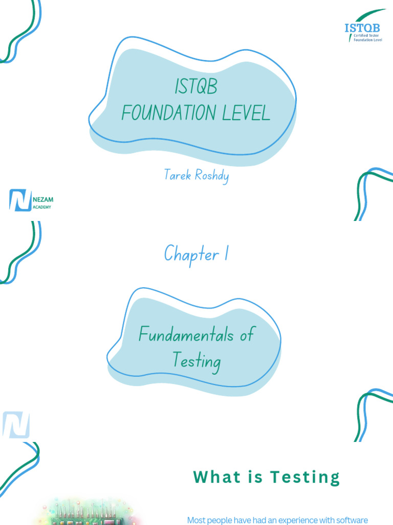 ISTQB Foundation: Testing Fundamentals | PDF | Software Testing ...