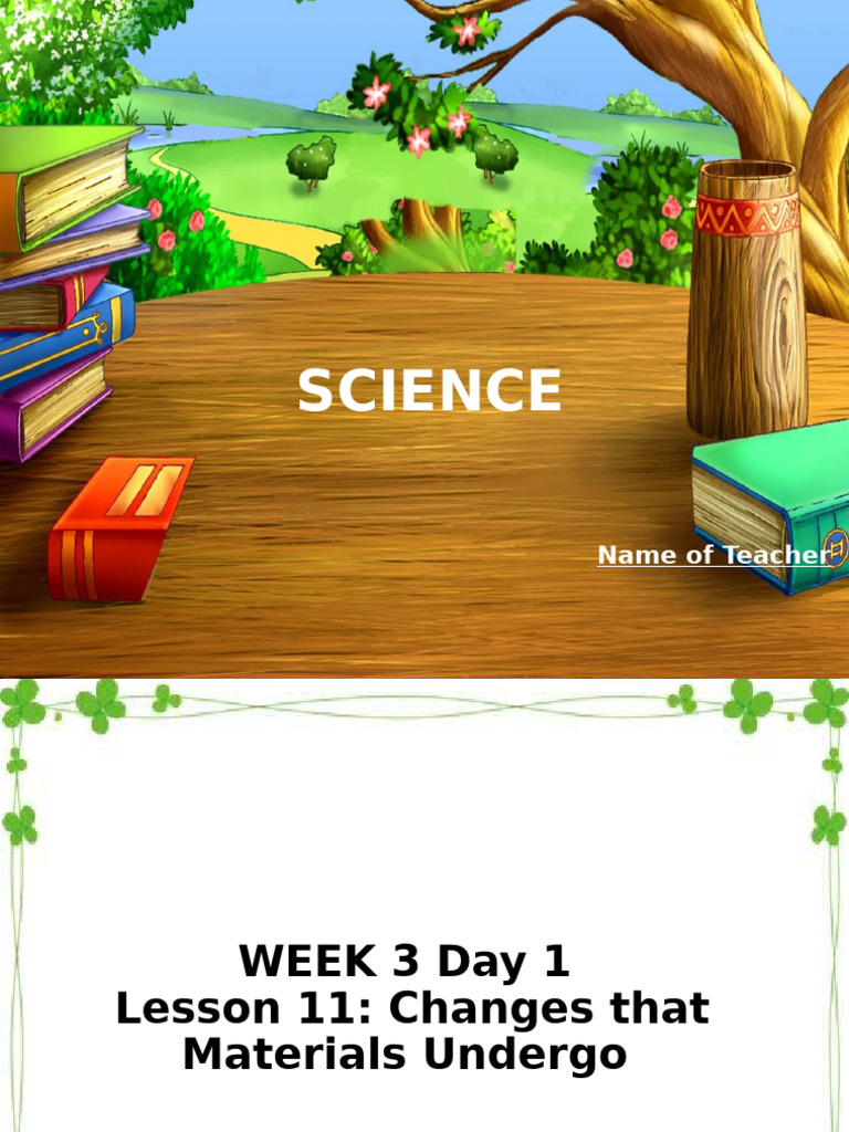 Science PPTX q1 WK 3 Day 1-5 | PDF | Chemical Reactions | Rust