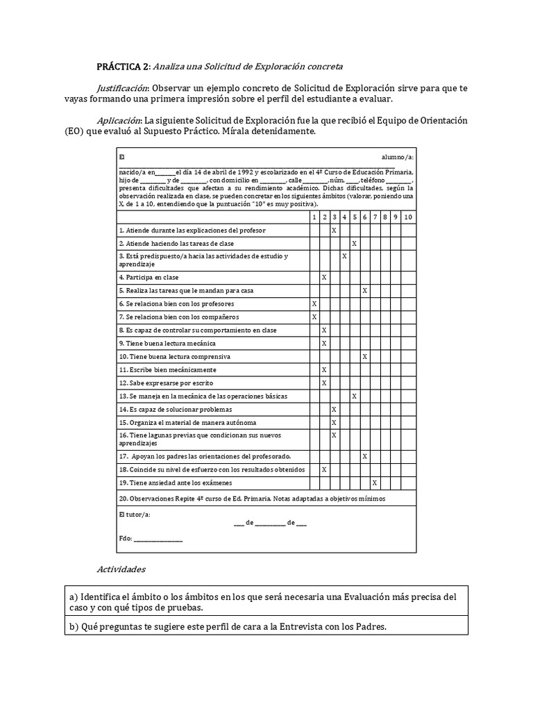 01 PR Ã¡ctica 1 Clase | PDF | Educación primaria | Maestros